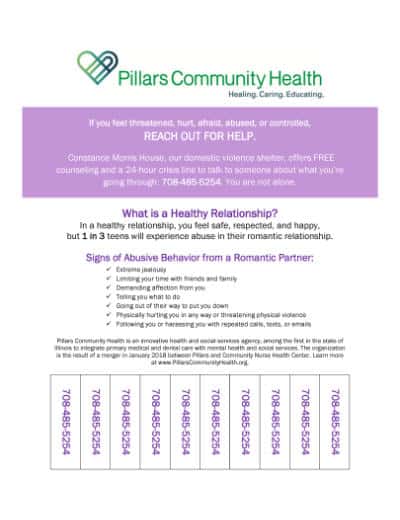 Printable Handouts | Pillars Community Health